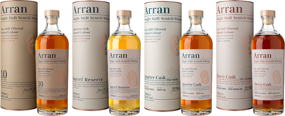 Arran Whisky Launches a New Look | Arran Rebrand | Arran Malts ...
