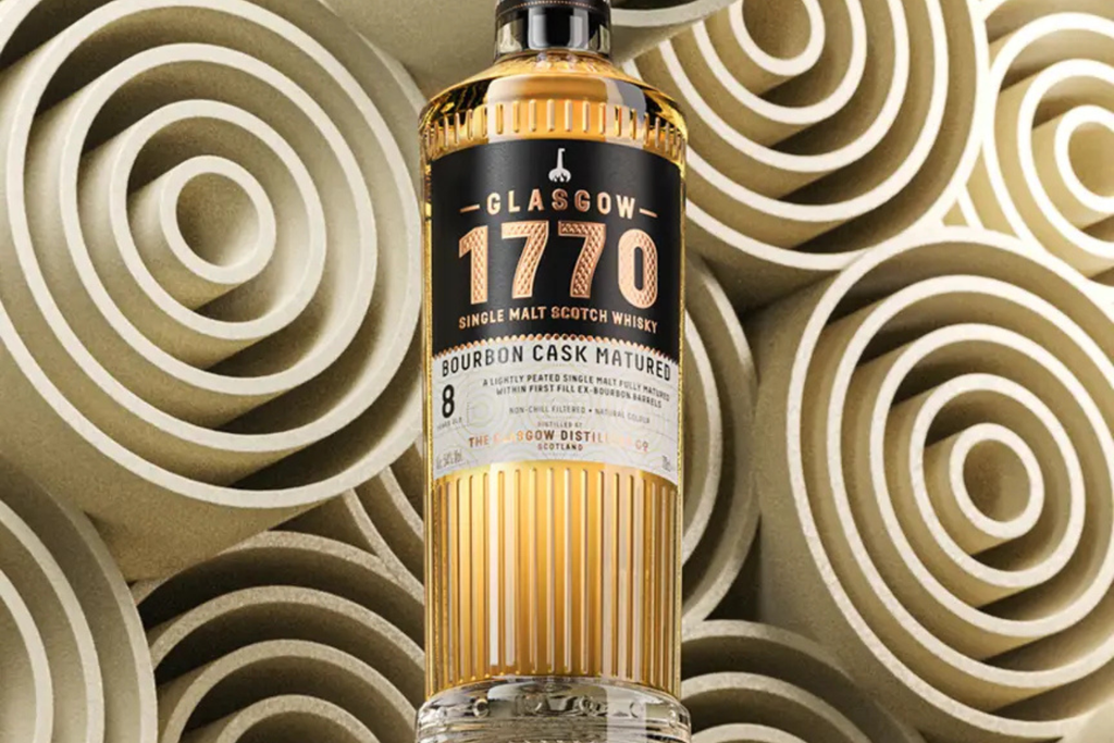 Glasgow 1770 Bourbon Cask Matured 54% Single Malt Scotch Whisky 70cl ...