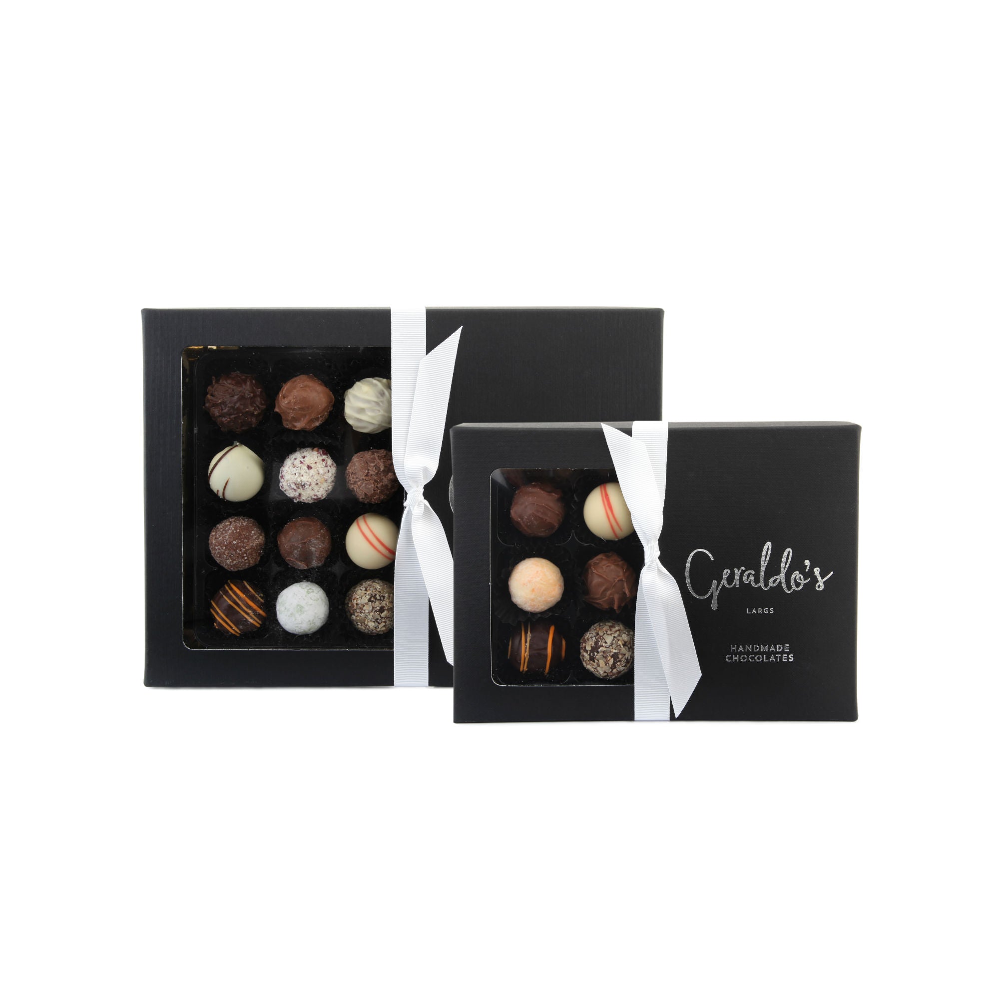Luxury Gift Box of Handmade Chocolate Truffles – Geraldo's of Largs